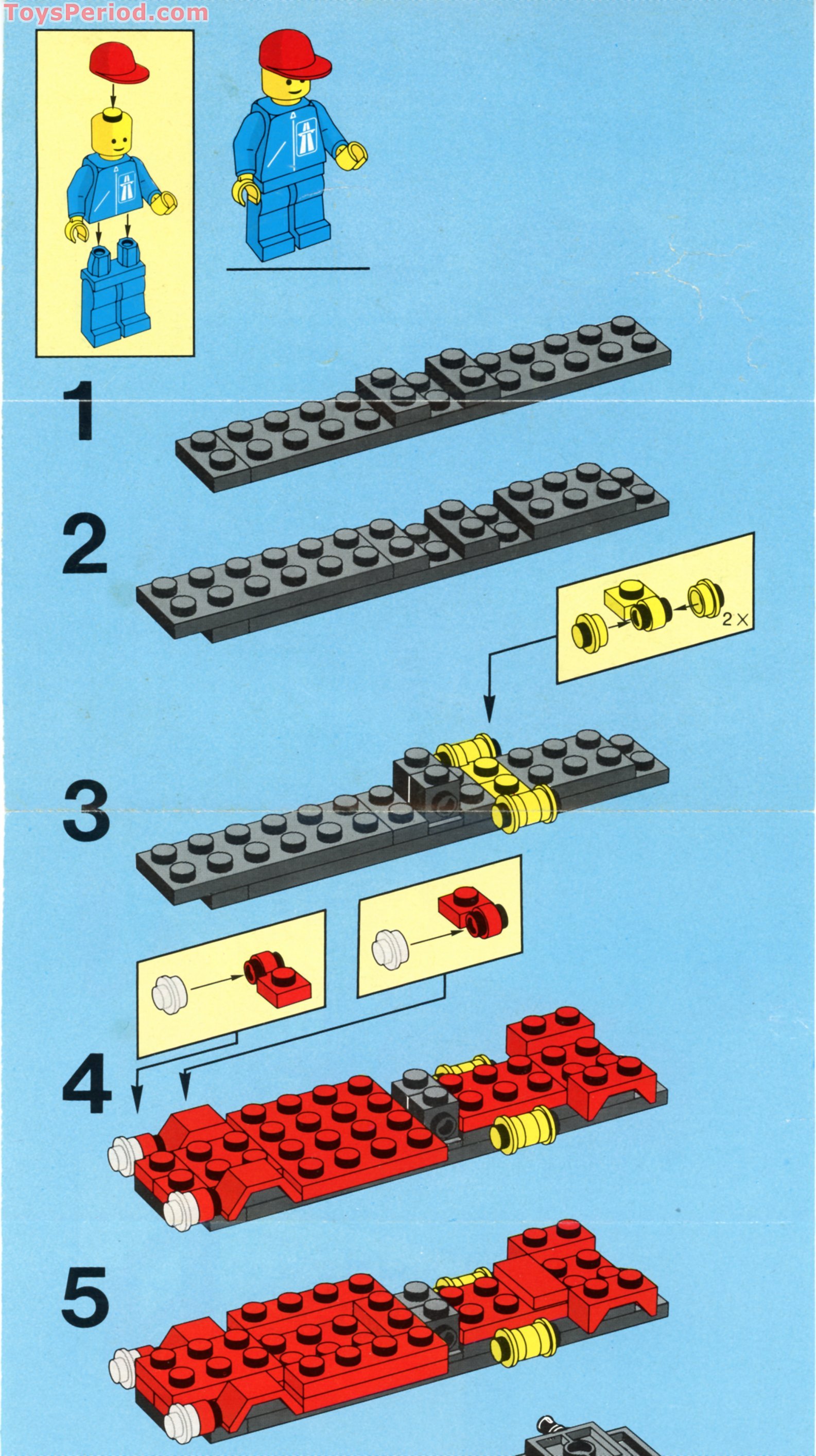 LEGO 6674 Tow Truck Instructions and Parts List