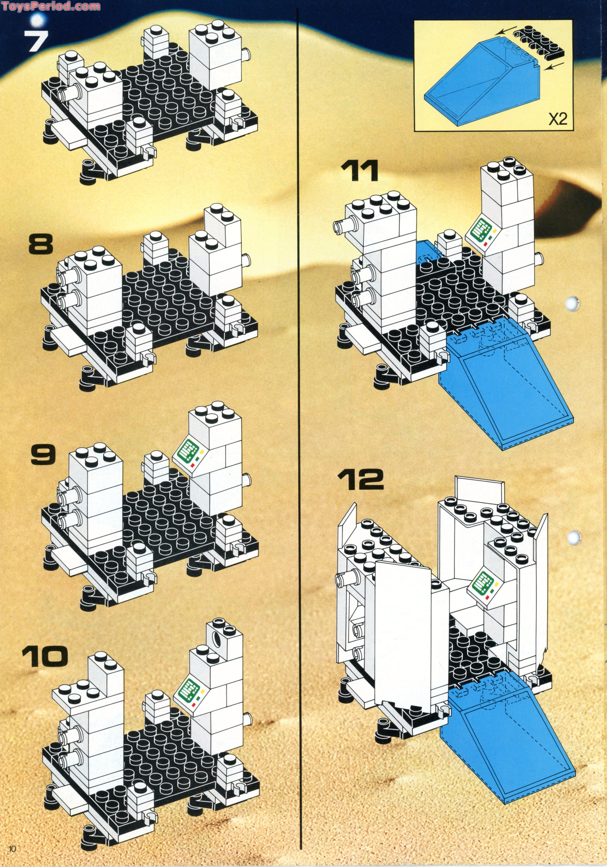 LEGO 6783 Sonar Transmitting Cruiser Instructions and Parts List