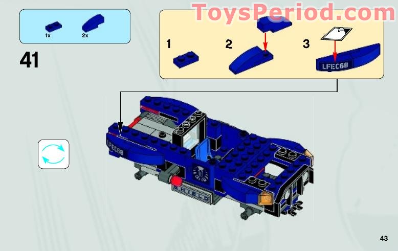 LEGO 6867 Loki's Cosmic Cube Escape Instructions and Parts List