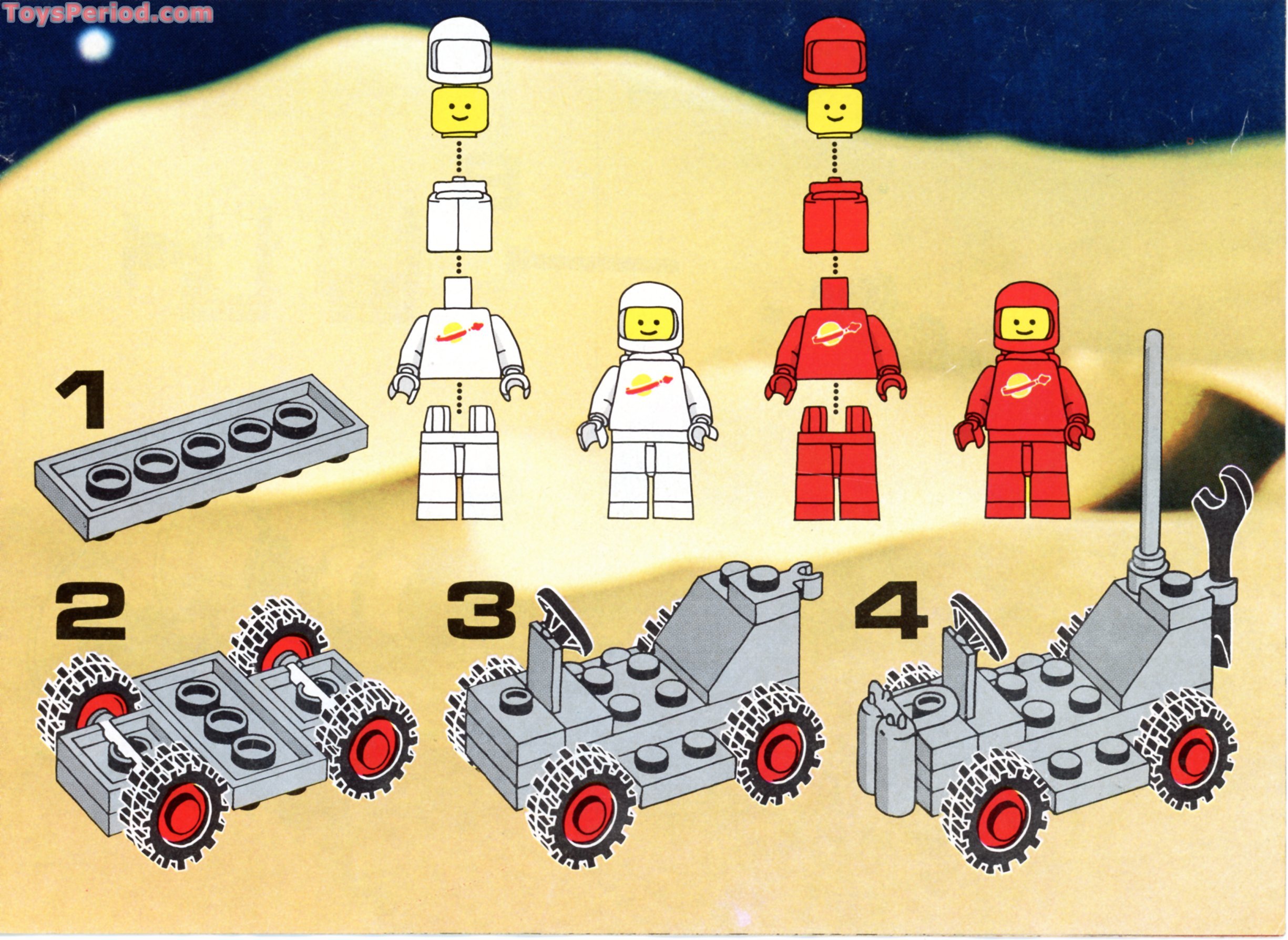 LEGO 6970 Beta-1 Command Base Instructions and Parts List