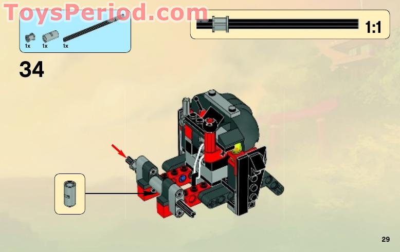 LEGO 70501 Warrior Bike Instructions and Parts List