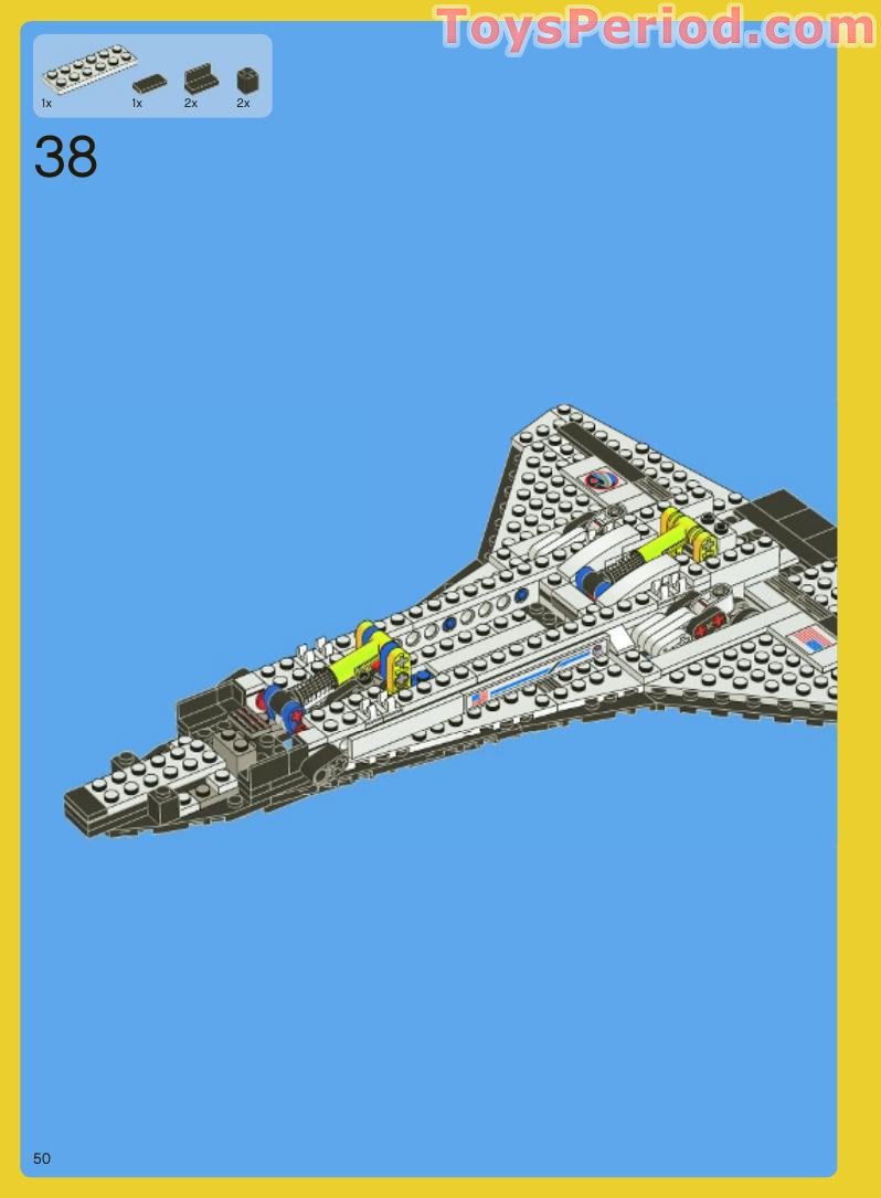 LEGO 10231 Shuttle Expedition Instructions and Parts List