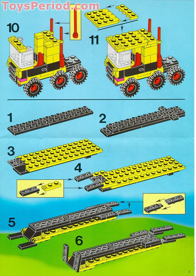 LEGO 1966 Car Repair Shop Instructions and Parts List