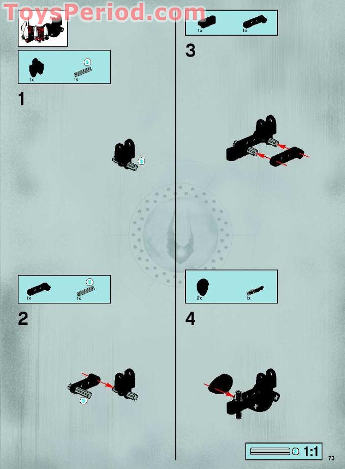 LEGO 10204 Vezon and Kardas Instructions and Parts List