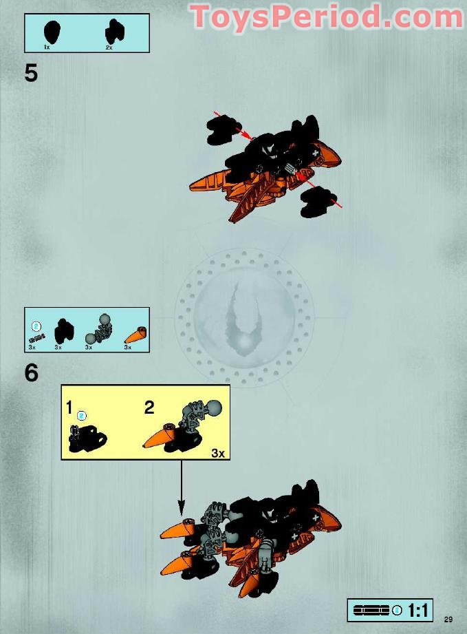 LEGO 10204 Vezon and Kardas Instructions and Parts List