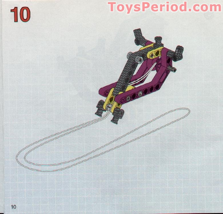 LEGO 2854 Bungee Chopper Instructions and Parts List