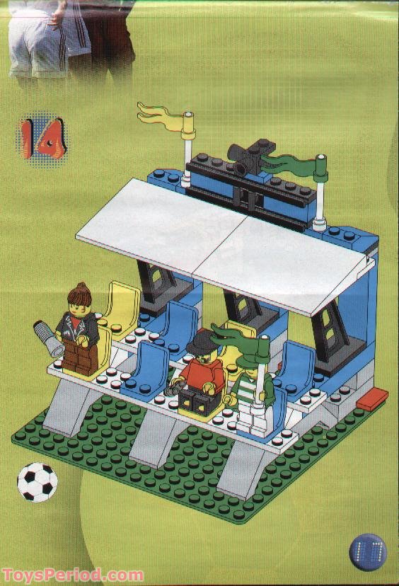LEGO 3403 Fans' Grandstand with Scoreboard Instructions and Parts List
