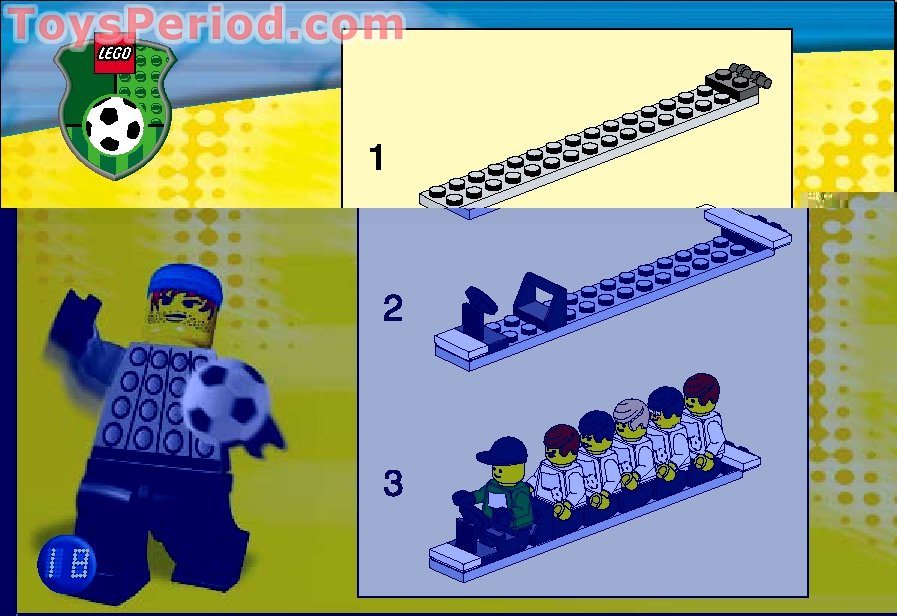 LEGO 3404 Black Bus Instructions and Parts List