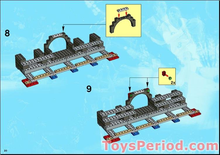 LEGO 3433 NBA Ultimate Arena Instructions and Parts List