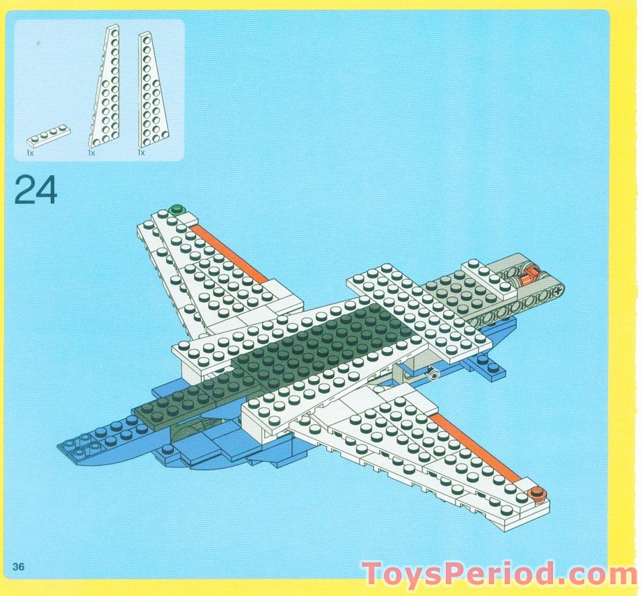 LEGO 4953 Fast Flyers Instructions and Parts List