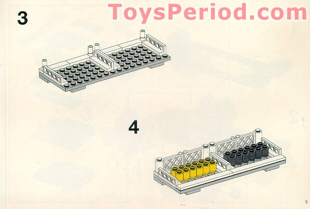 LEGO 4536 Blue Hopper Car Instructions and Parts List