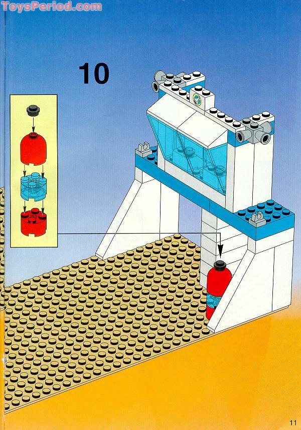 LEGO 6455 Space Simulation Station Instructions and Parts List