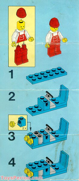 LEGO 6504 Tractor Instructions and Parts List