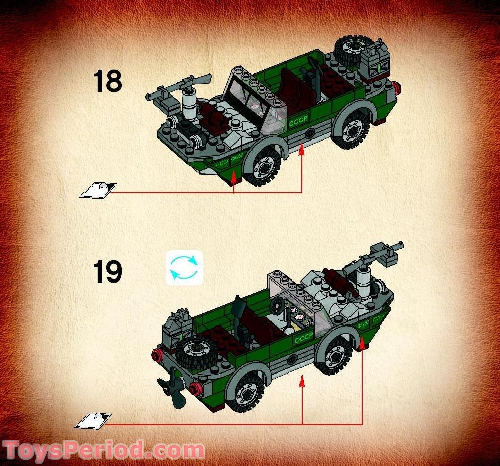 LEGO 7625 River Chase Instructions and Parts List