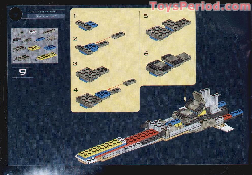 LEGO 7191 X-Wing Fighter - Ultimate Collector Series UCS Instructions ...