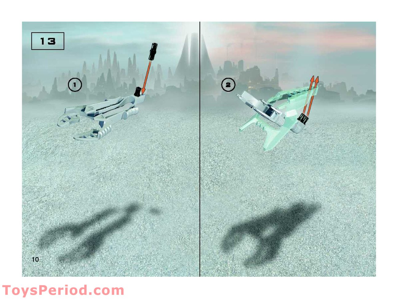 LEGO 8619-1 Vahki Keerakh Instructions and Parts List