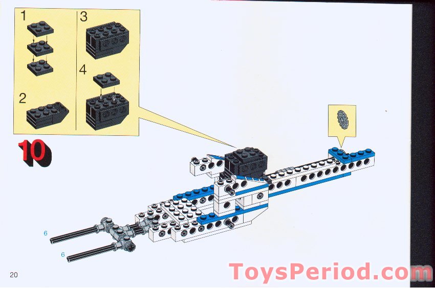 LEGO 8824 Hovercraft Instructions and Parts List