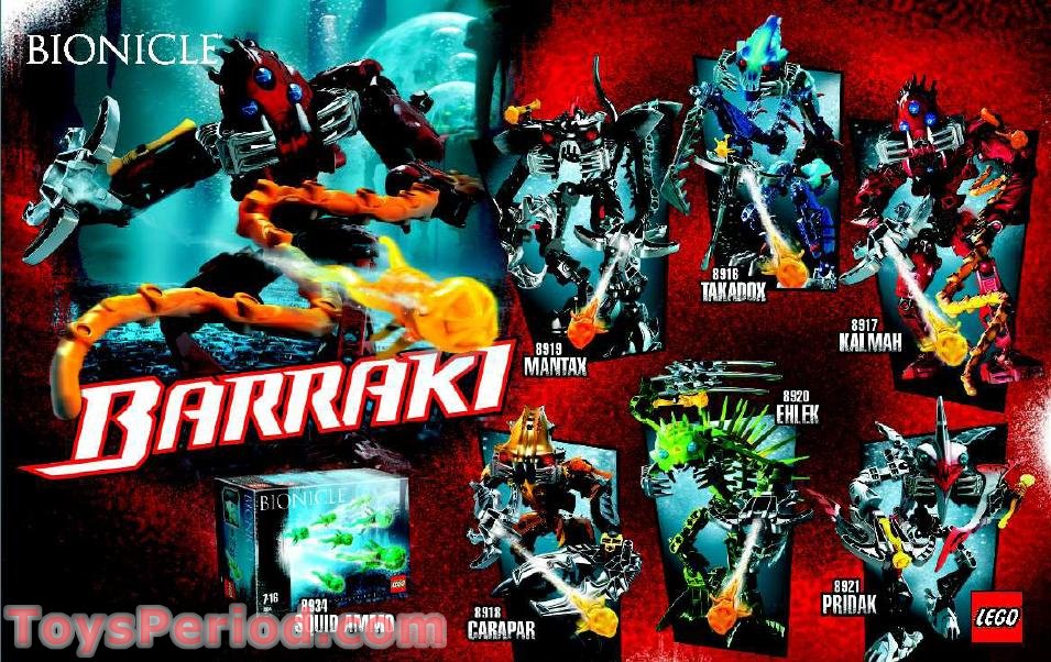 LEGO 8929 Defilak Instructions and Parts List