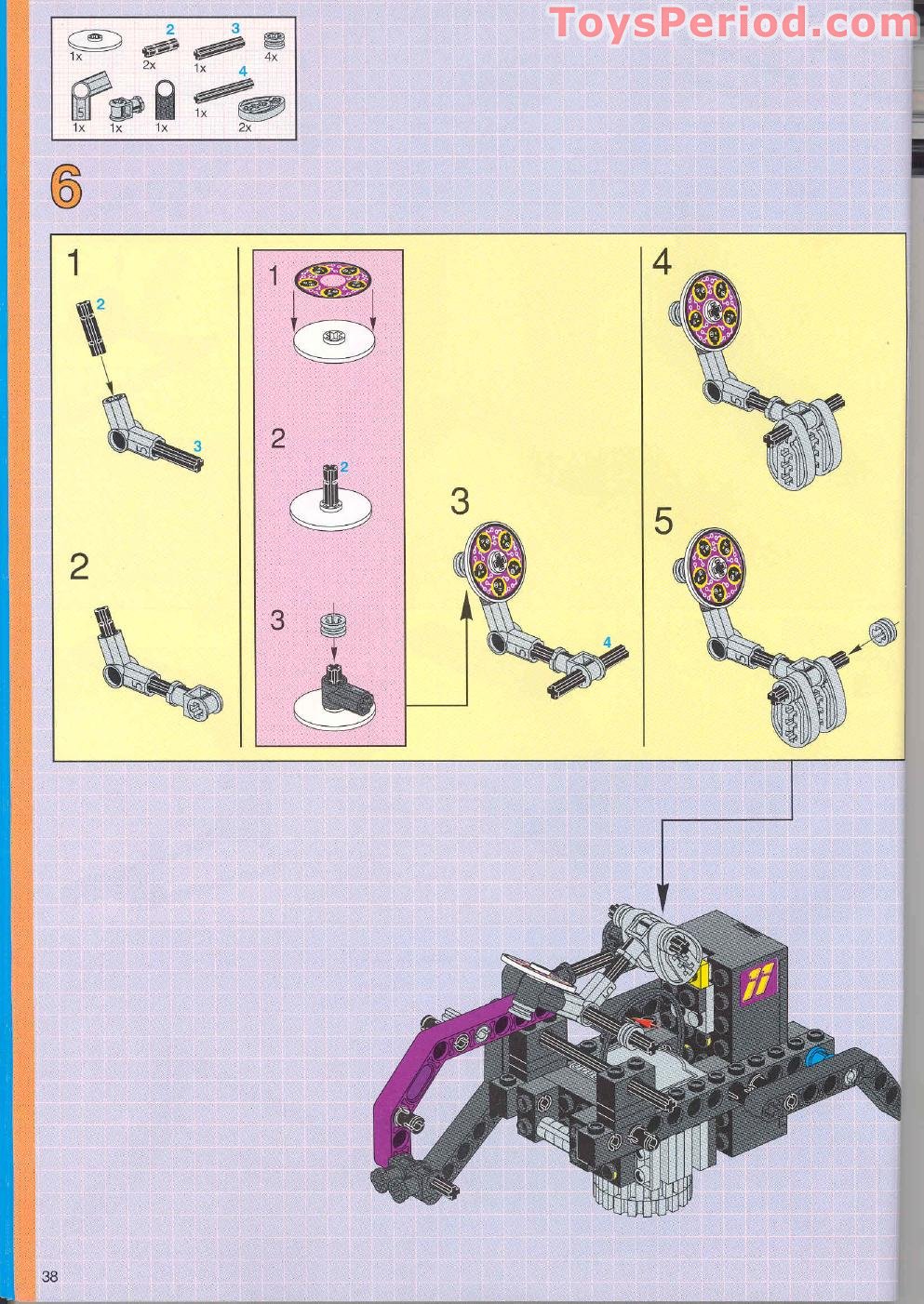 LEGO 8266 Super Challenge Instructions and Parts List