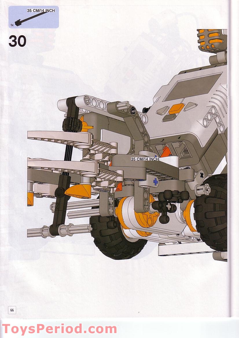 LEGO 8527 LEGO Mindstorms NXT Instructions and Parts List