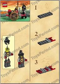 LEGO 4807 Fire Attack Instructions and Parts List