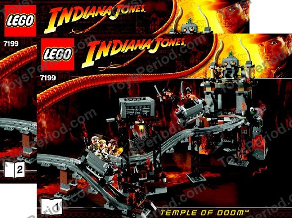 LEGO 7199 Temple of Doom Set Parts List