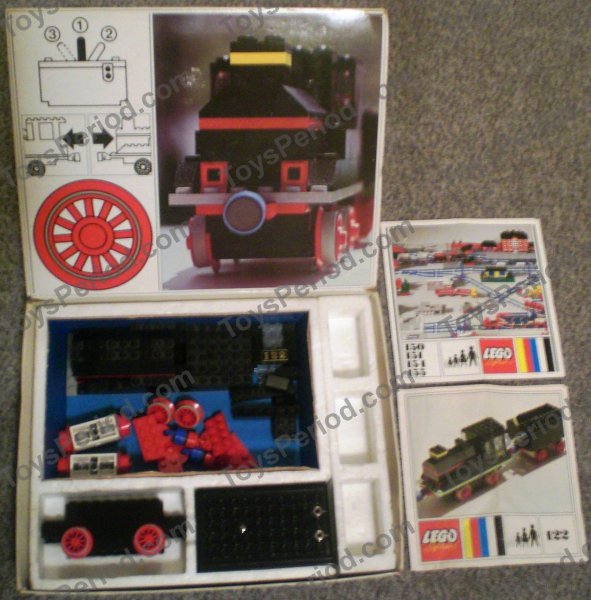 LEGO 122 Loco and Tender Instructions and Parts List