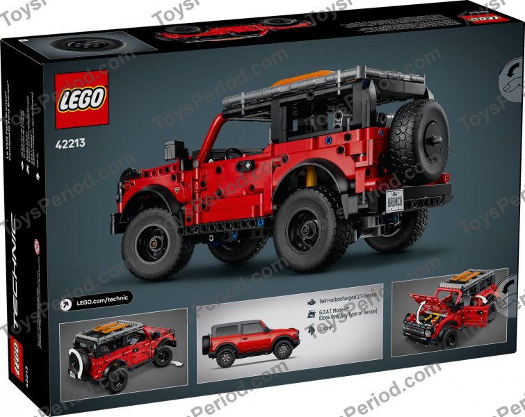 LEGO 42213 Ford Bronco SUV Set Parts List