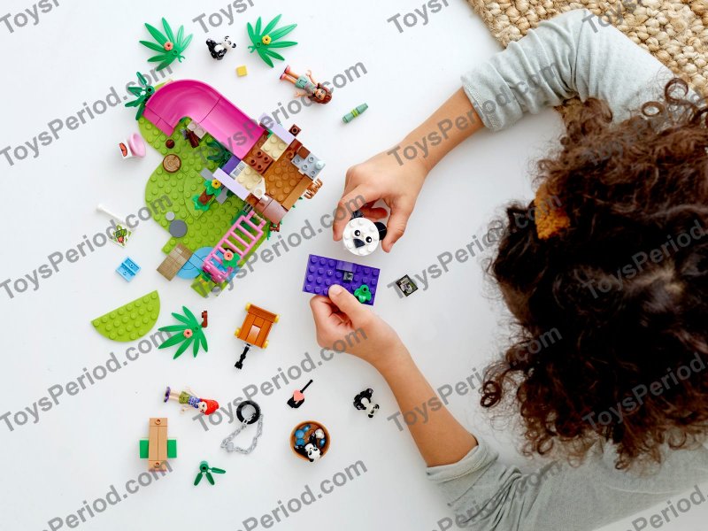 LEGO 41422 Panda Jungle Tree House Set Parts List