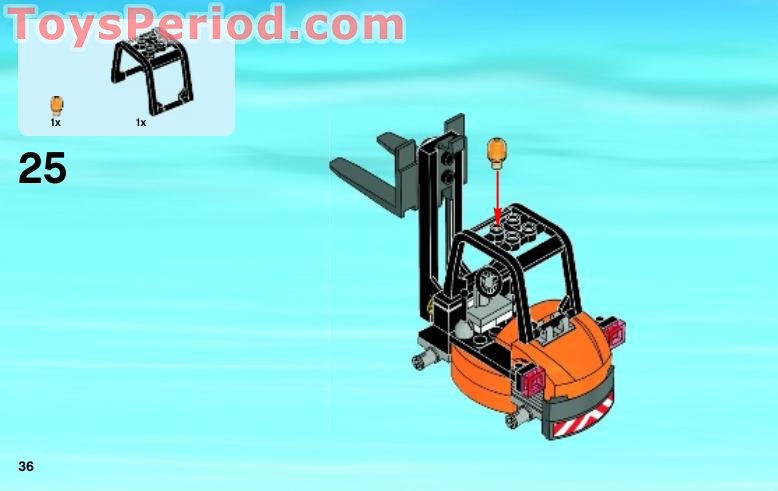 LEGO 60020 Cargo Truck Instructions and Parts List