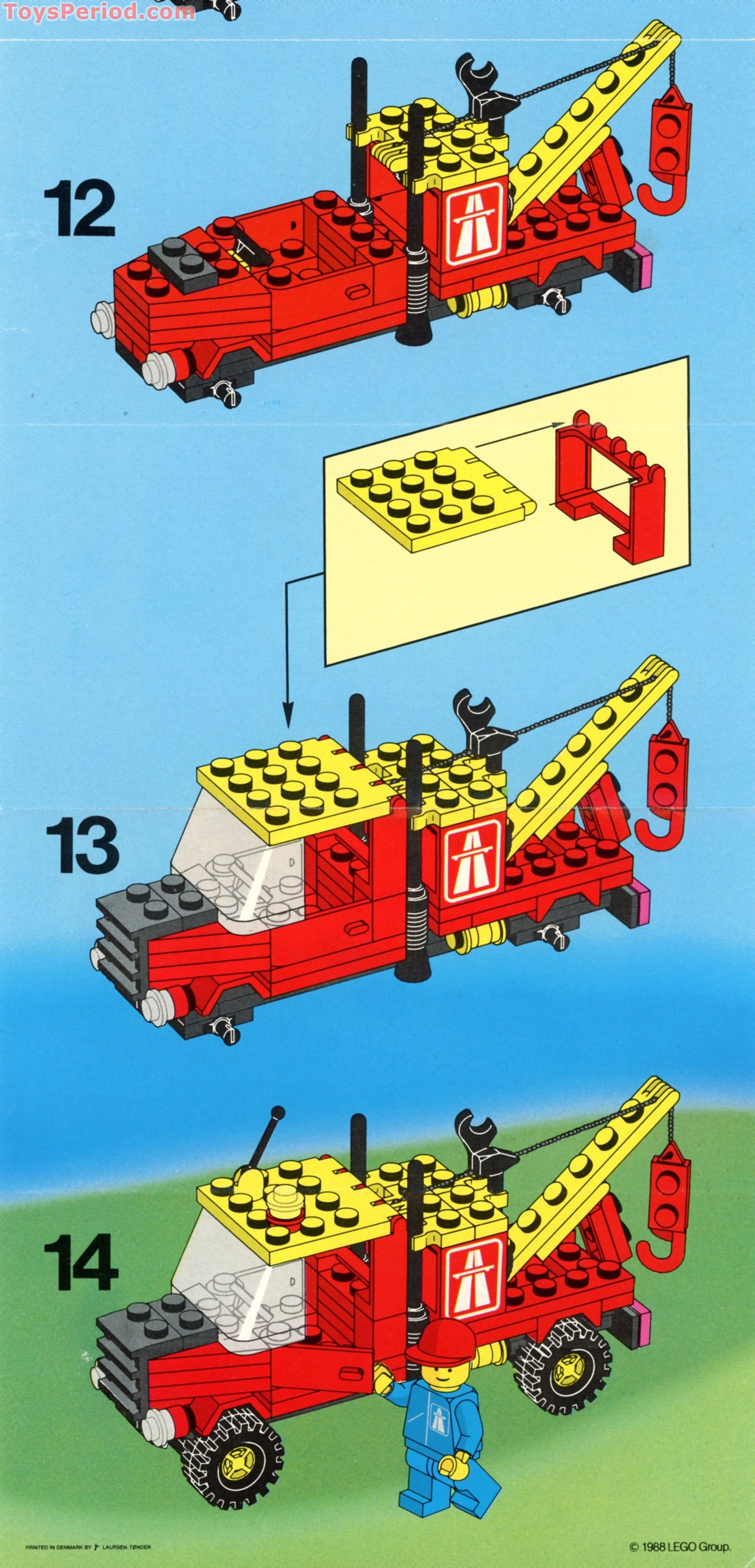 LEGO 6674 Tow Truck Instructions and Parts List