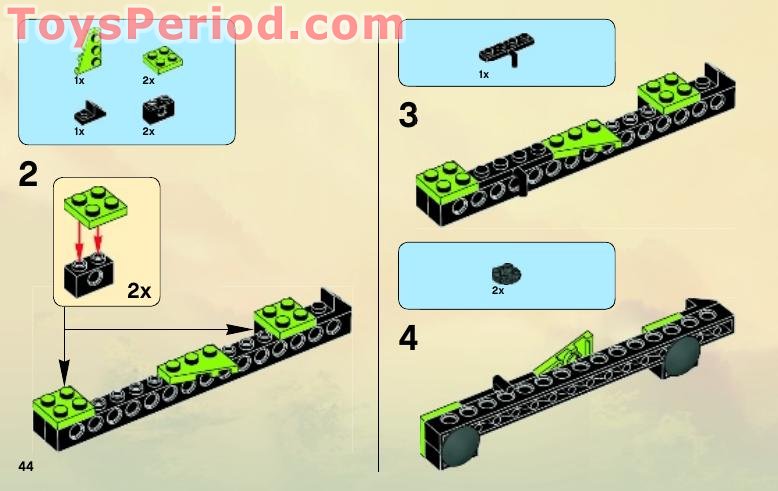 LEGO 70501 Warrior Bike Instructions and Parts List