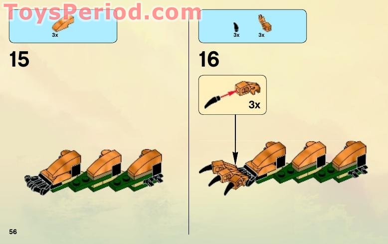LEGO 70503 The Golden Dragon Instructions and Parts List