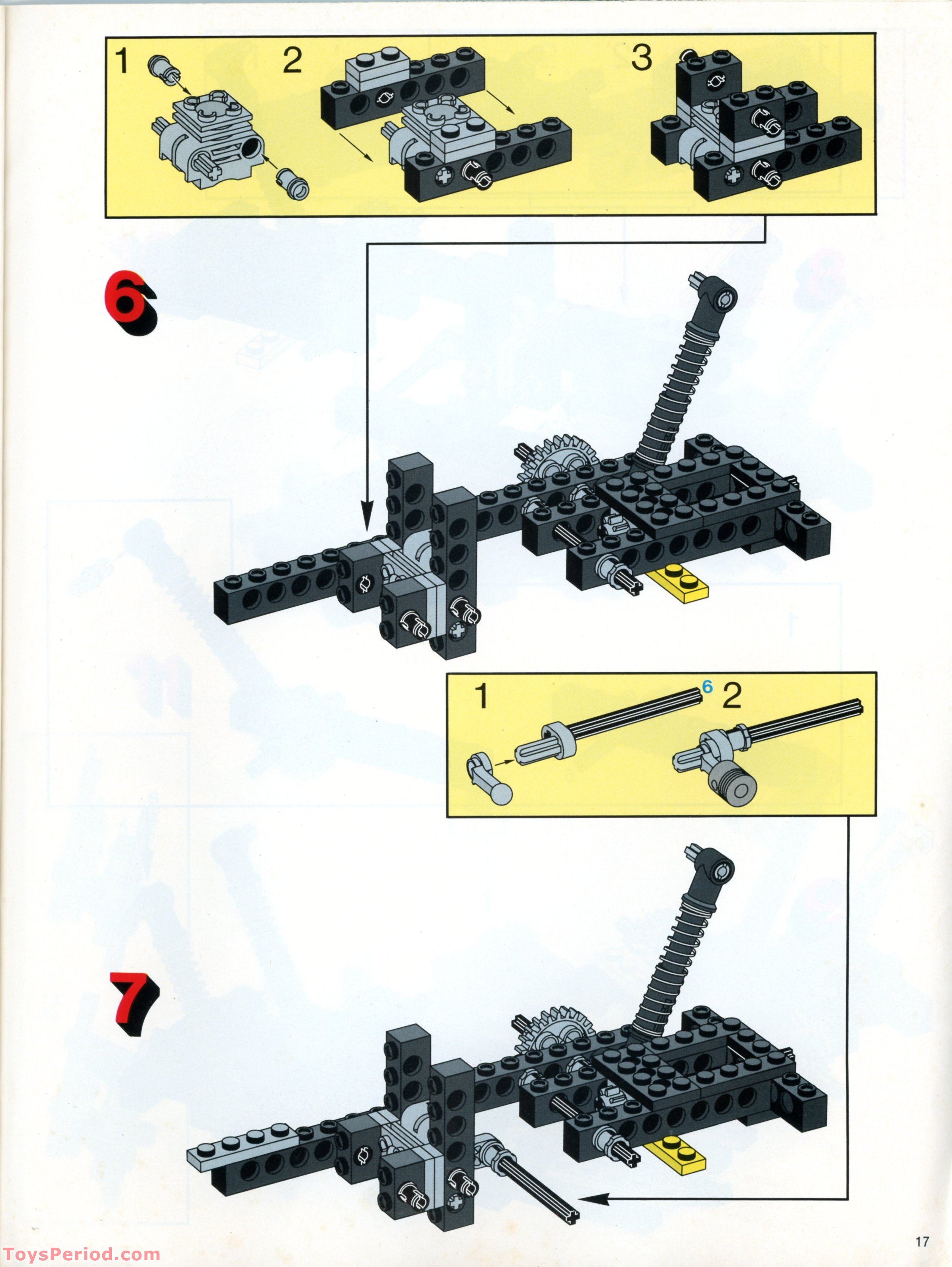 LEGO 8838 Shock Cycle Instructions and Parts List