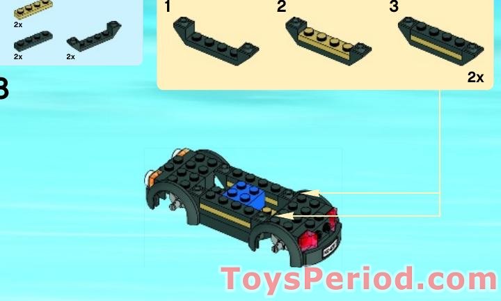 LEGO 4207 City Garage Instructions and Parts List