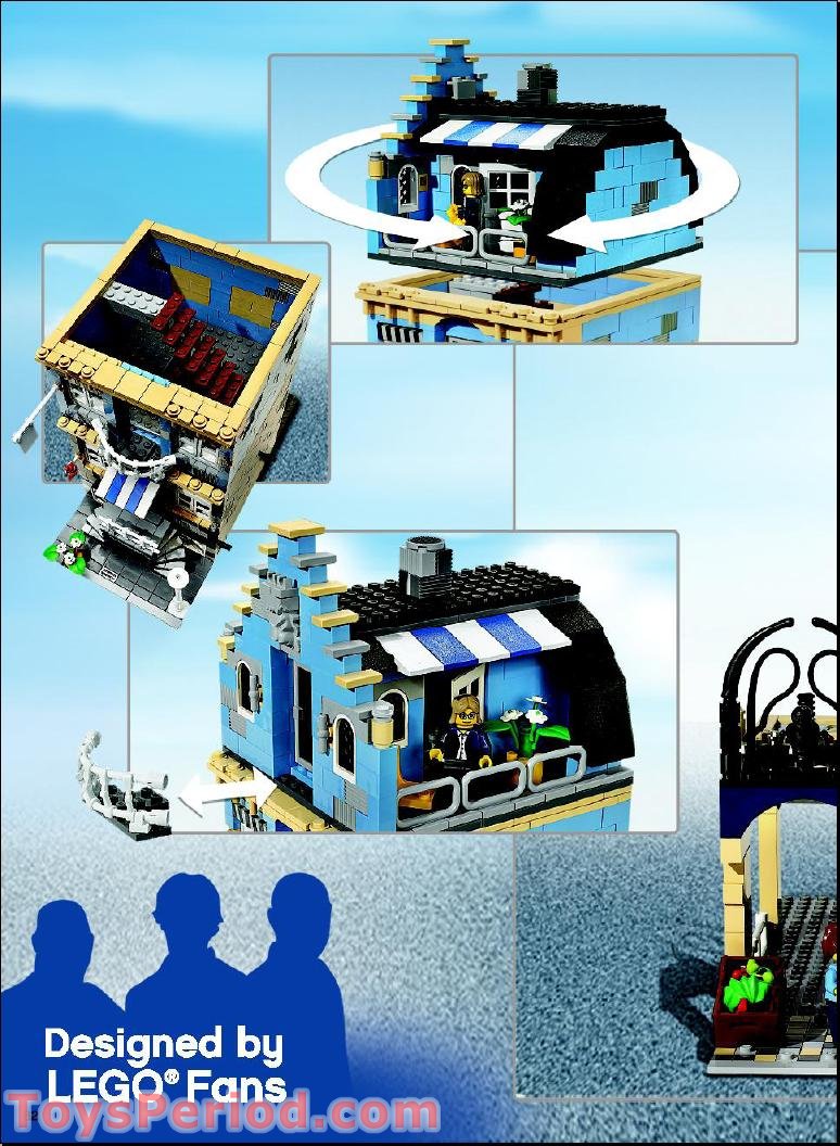 LEGO 10190 Market Street Instructions and Parts List