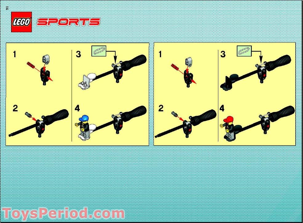 LEGO 3569 Grand Soccer Stadium Instructions and Parts List