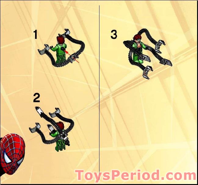 LEGO 4860 Doc Ock's Cafe Attack Instructions and Parts List