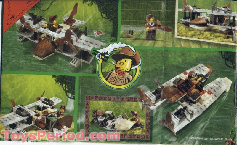 LEGO 5925 Pontoon Plane Instructions and Parts List