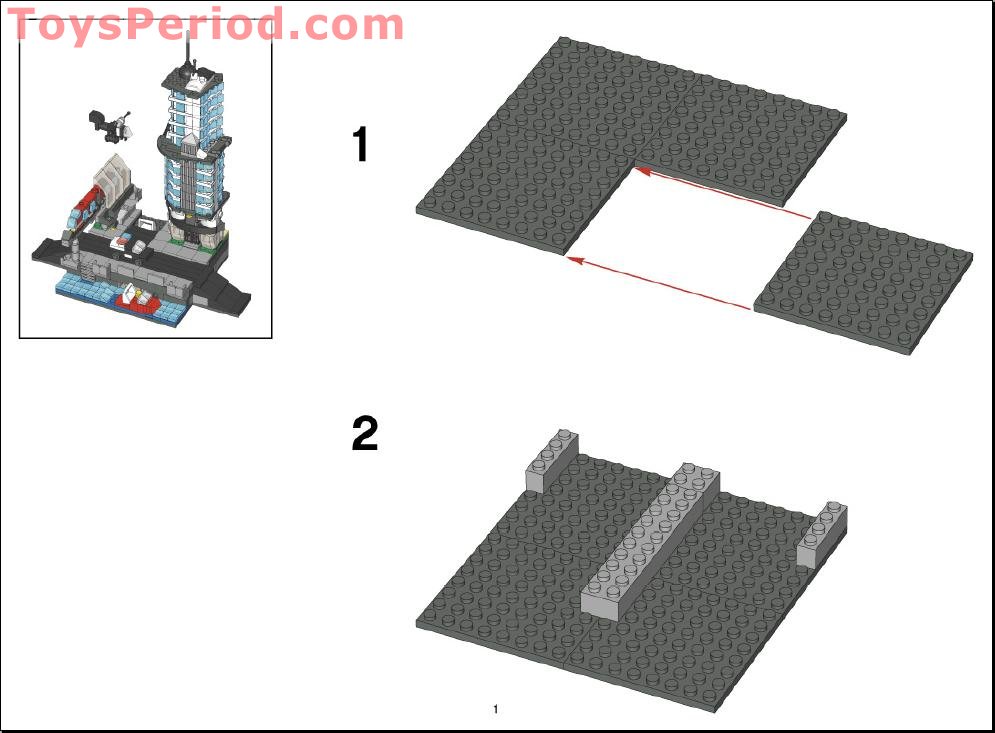 LEGO 5526 Skyline Instructions and Parts List