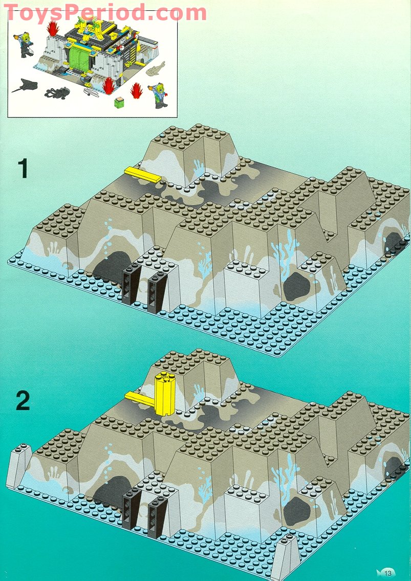 LEGO 6199 Hydro Crystalization Station Instructions and Parts List