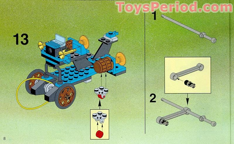 LEGO 6495 Time Tunnelator Instructions and Parts List