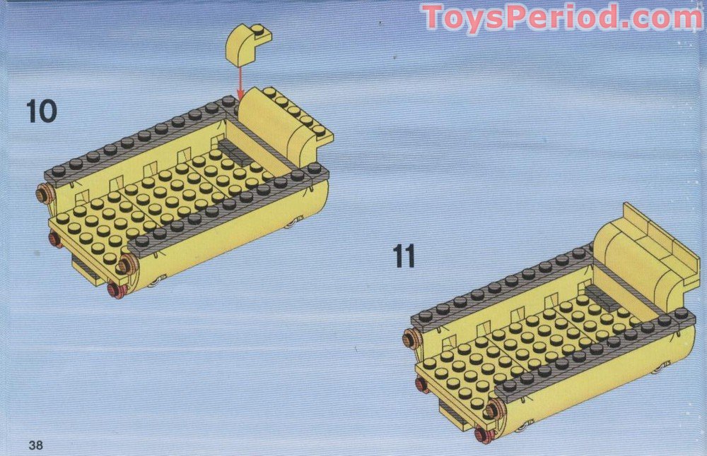 LEGO 7631 Dump Truck Instructions and Parts List