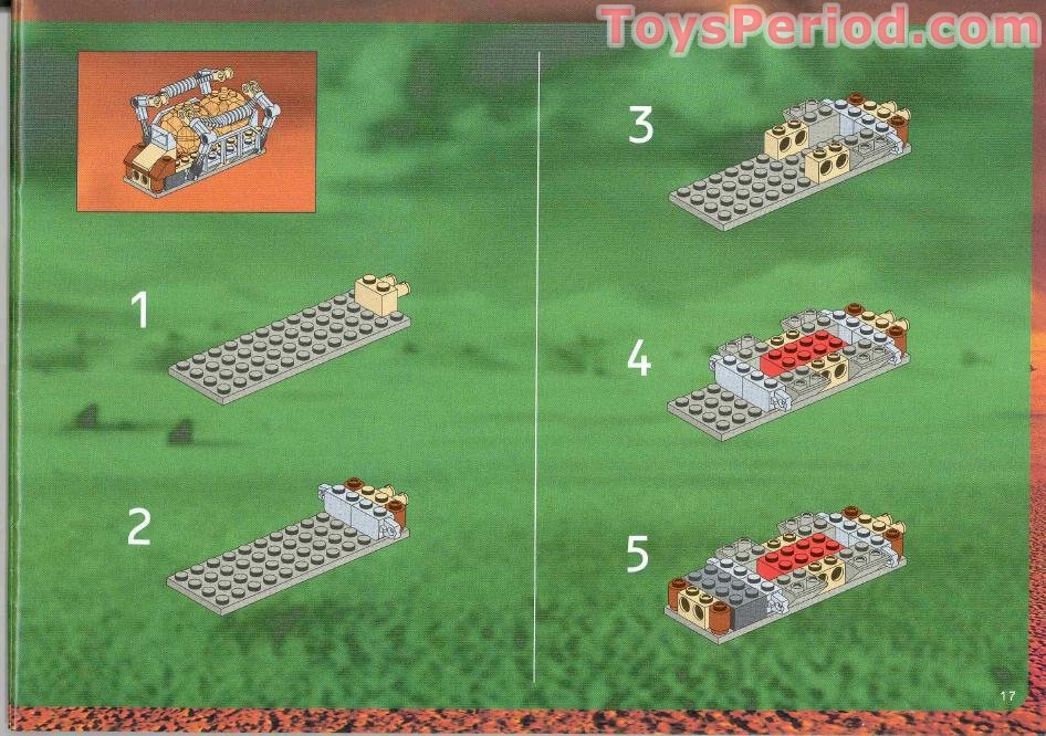 LEGO 7316 Excavation Searcher Instructions and Parts List