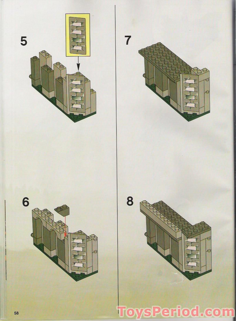 LEGO 8823 Mistlands Tower Instructions and Parts List