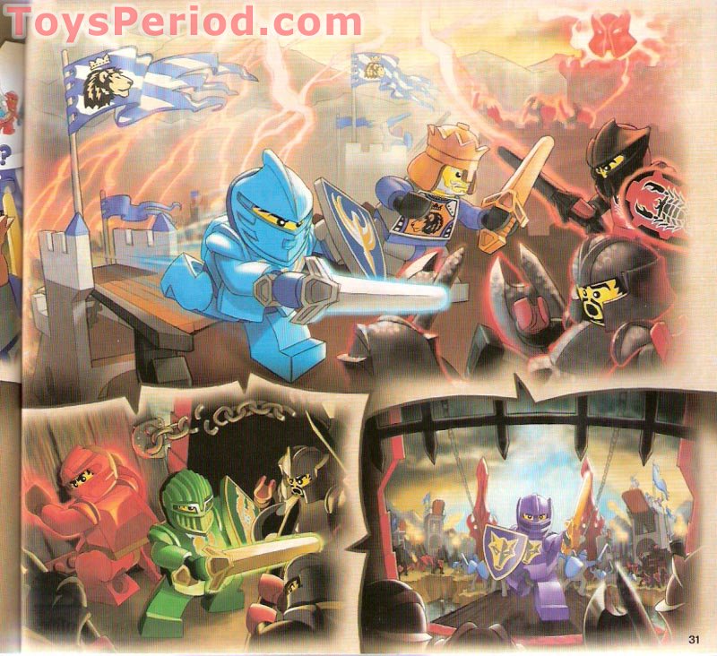 LEGO 8875 King's Siege Tower Instructions and Parts List