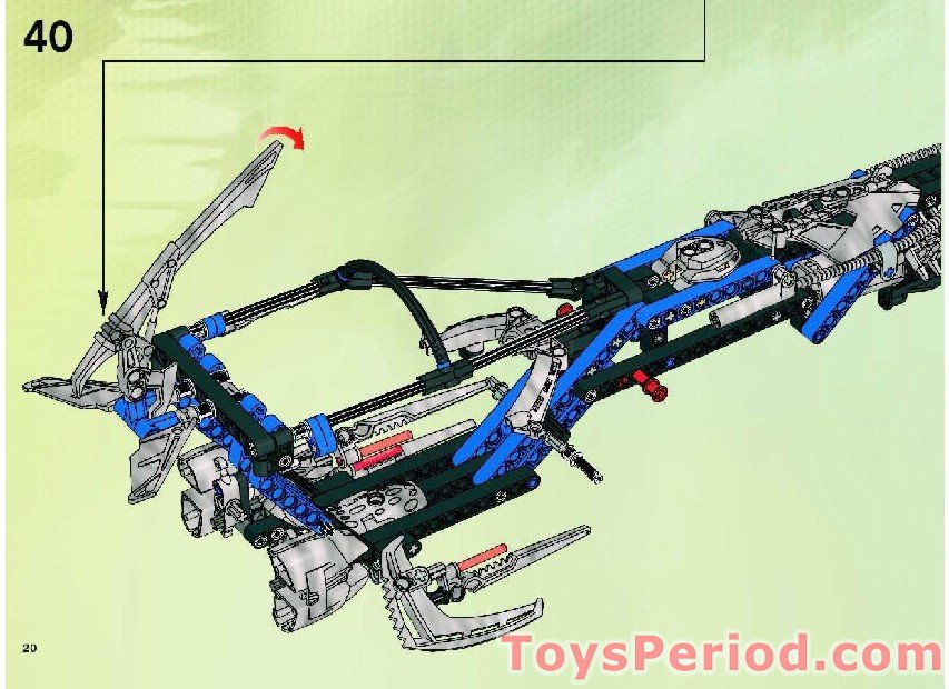 LEGO 8942-1 Jetrax T6 Instructions and Parts List