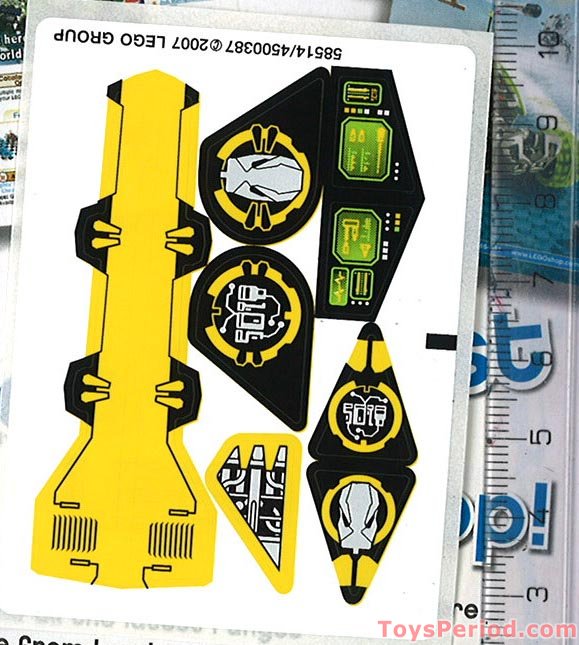 LEGO 8105 Iron Condor Instructions and Parts List