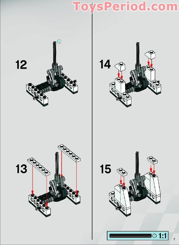 LEGO 8135 Bridge Chase Instructions and Parts List
