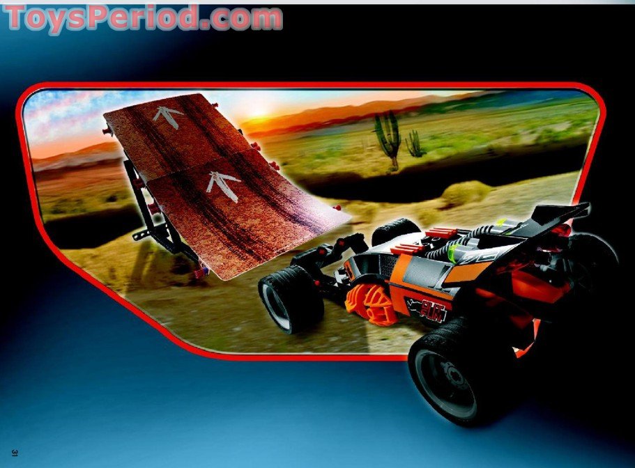 LEGO 8496 Desert Hammer Instructions and Parts List